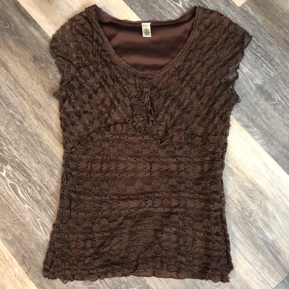 Merona | Tops | Merona Lace Top | Poshmark